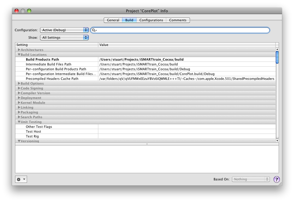 Installing Core Plot In A Mac Application